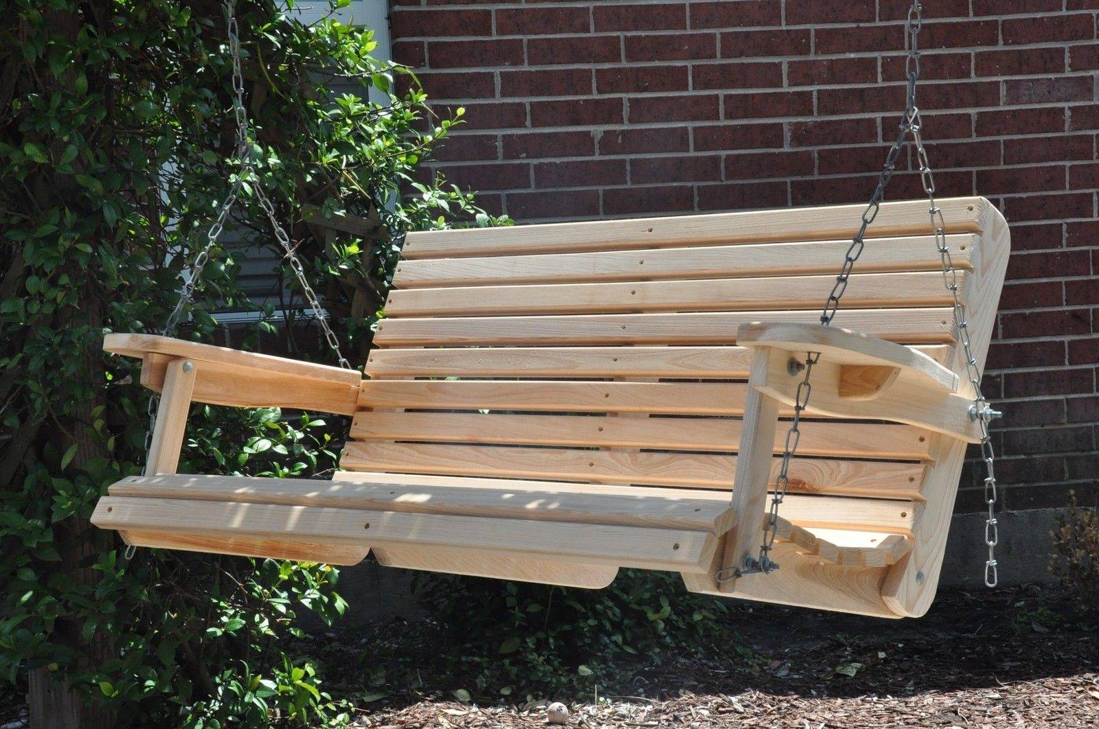 24 DIY Wooden Garden Swing Ideas You Should Look | SharonSable