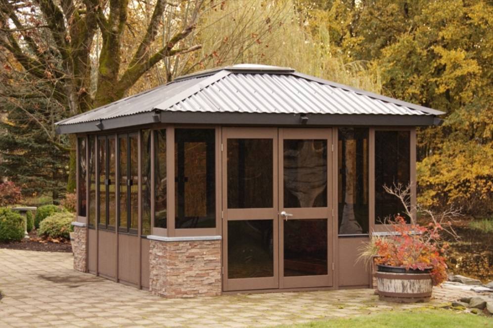 23 Enclosed Garden Gazebo Ideas For This Year | SharonSable