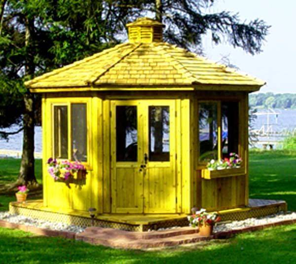 23 Enclosed Garden Gazebo Ideas For This Year | SharonSable