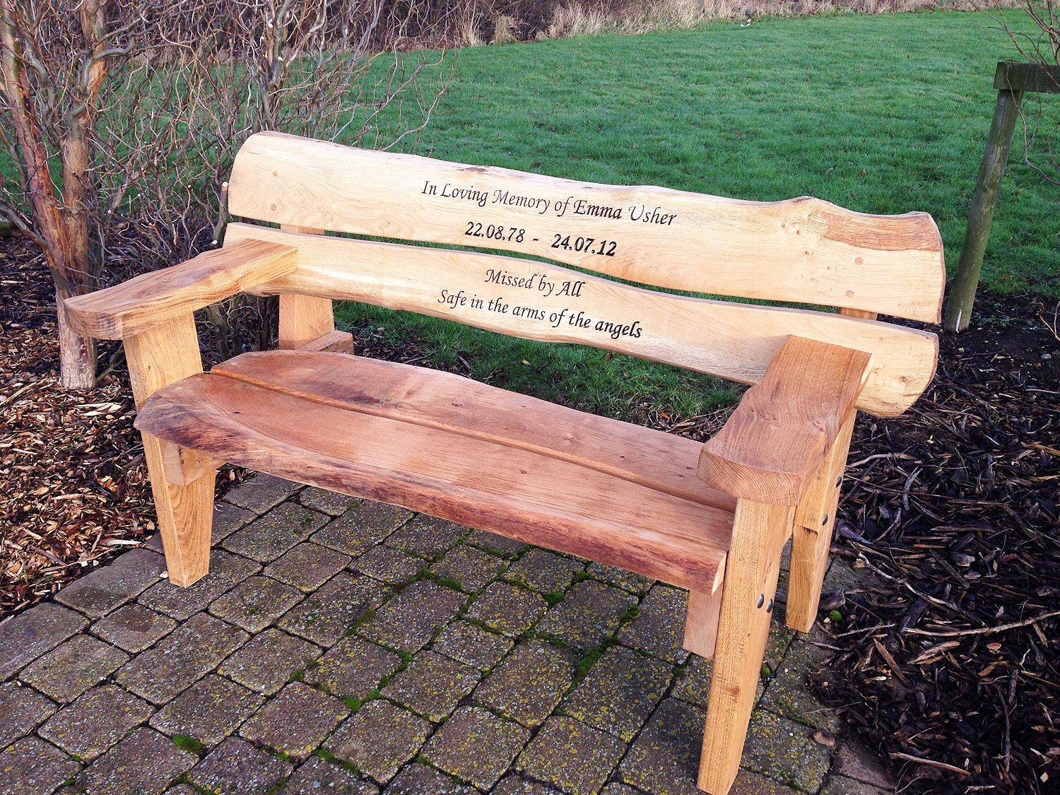 23 Personalized Memorial Garden Benches Ideas For This Year | SharonSable