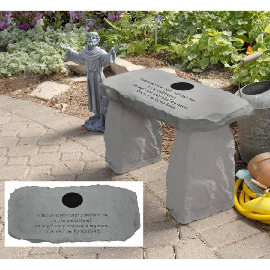 14 Angel Memorial Garden Benches Ideas You Should Look | SharonSable