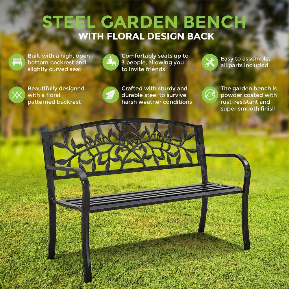20 Wrought Iron Garden Seats Ideas To Consider | SharonSable