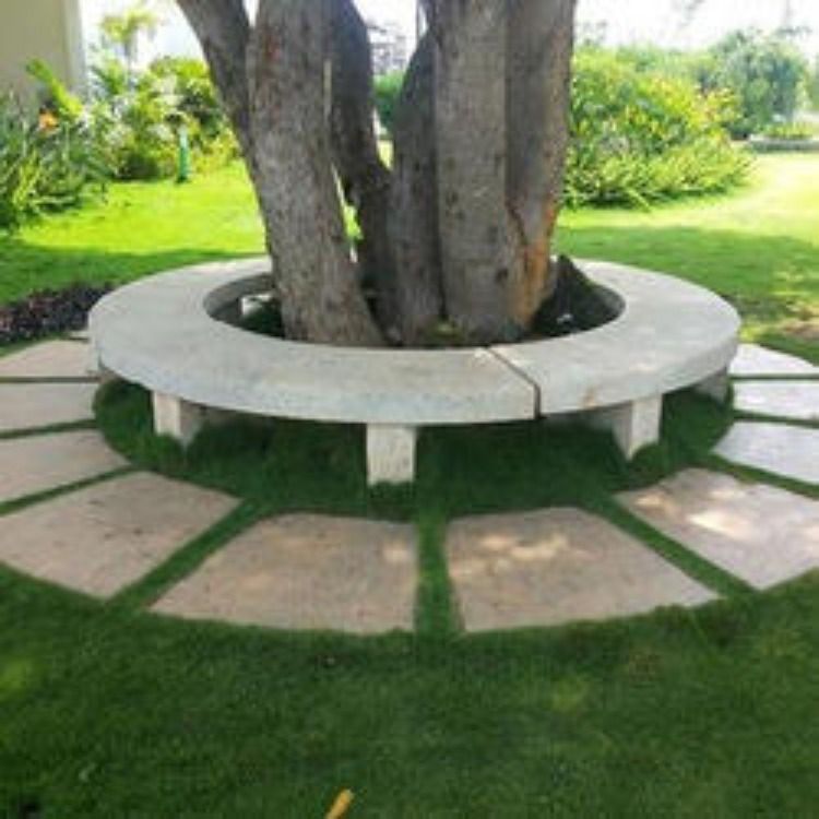 19 Natural Stone Garden Benches Ideas Worth a Look | SharonSable