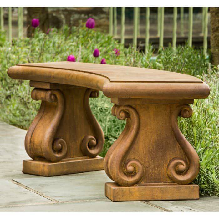 20 Cast Stone Benches Garden Ideas To Consider | SharonSable