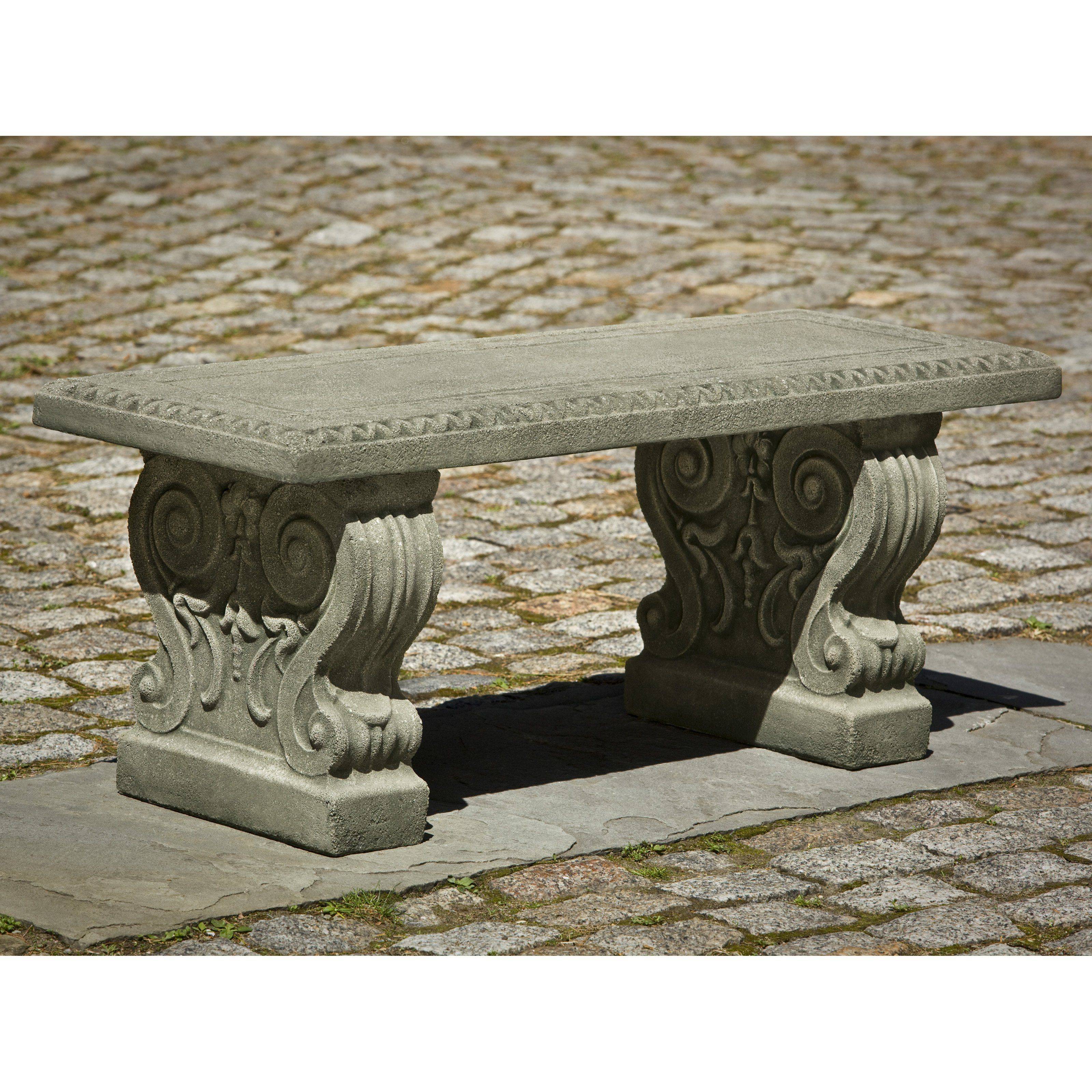 20 Cast Stone Benches Garden Ideas To Consider | SharonSable