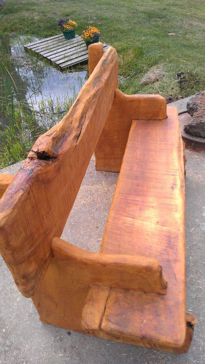 24 Rustic Wooden Garden Bench Ideas You Must Look | SharonSable