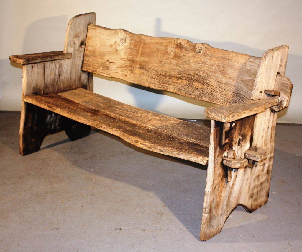 24 Rustic Wooden Garden Bench Ideas You Must Look | SharonSable