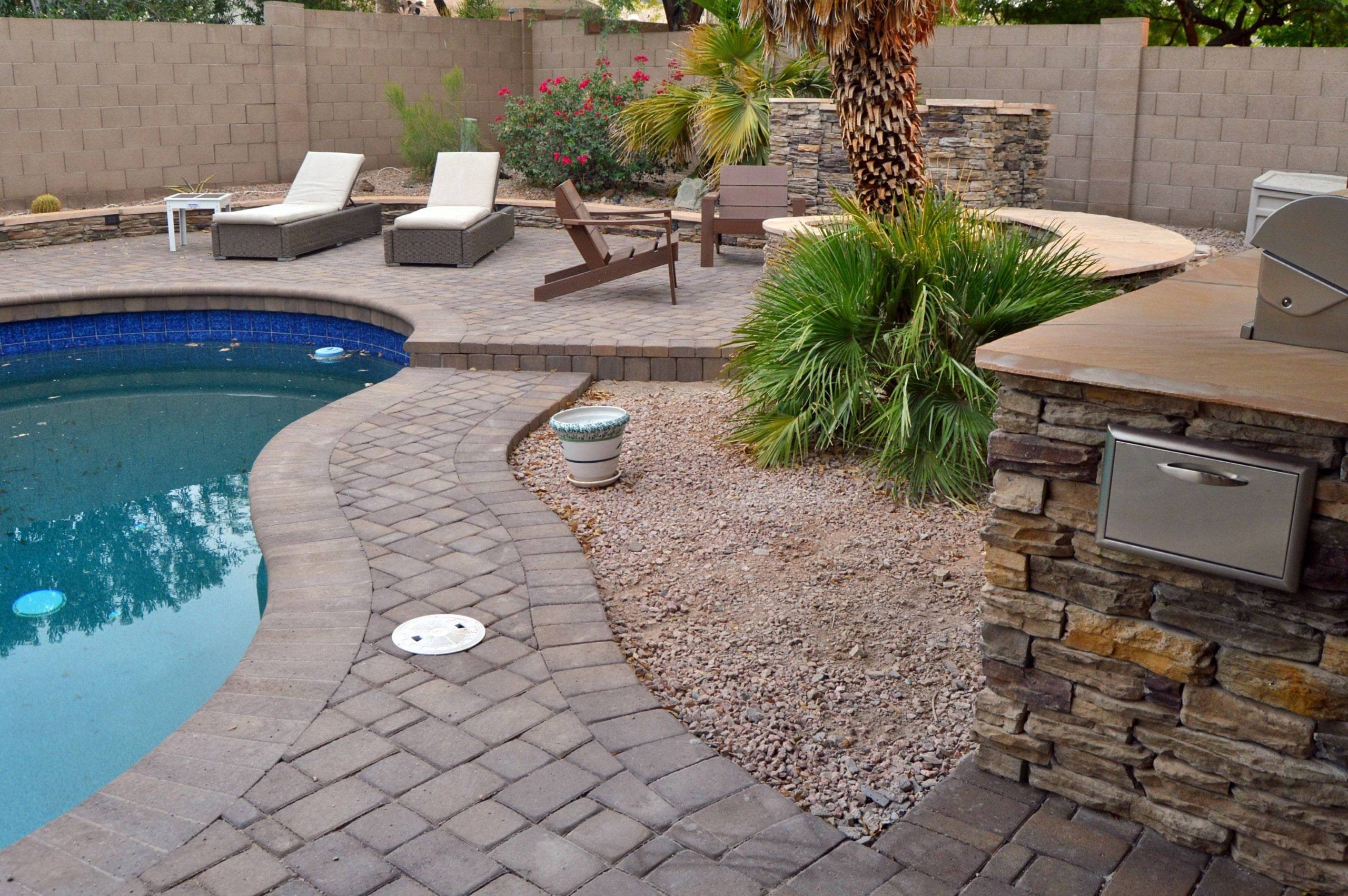 20 Garden Stone Patio Ideas To Consider | SharonSable