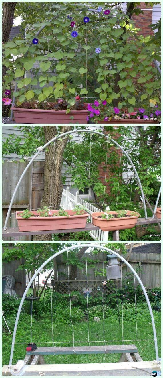 18 Garden Trellis with PVC Pipe Ideas To Consider | SharonSable