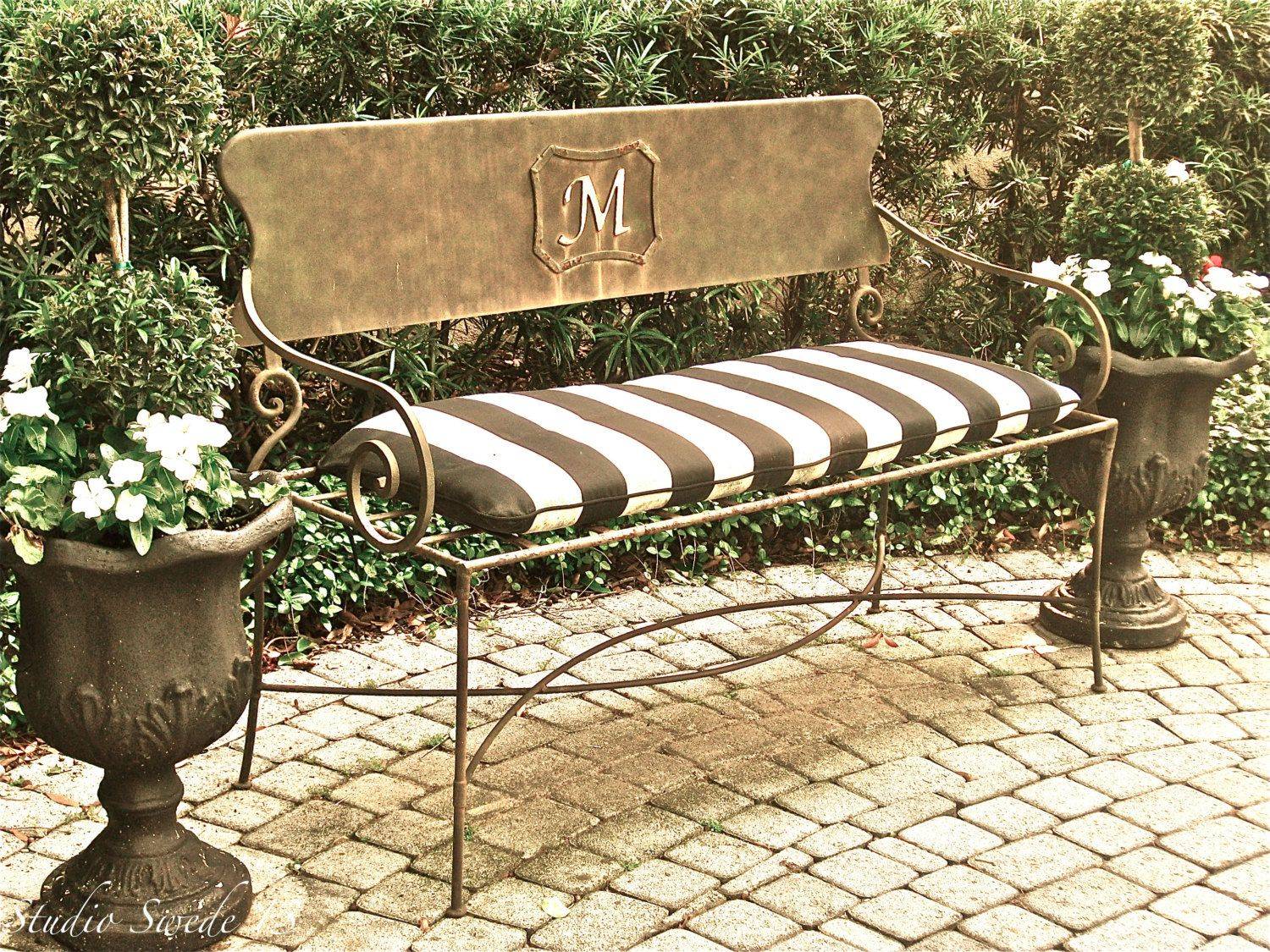 16 French Country Garden Bench Ideas You Must Look | SharonSable