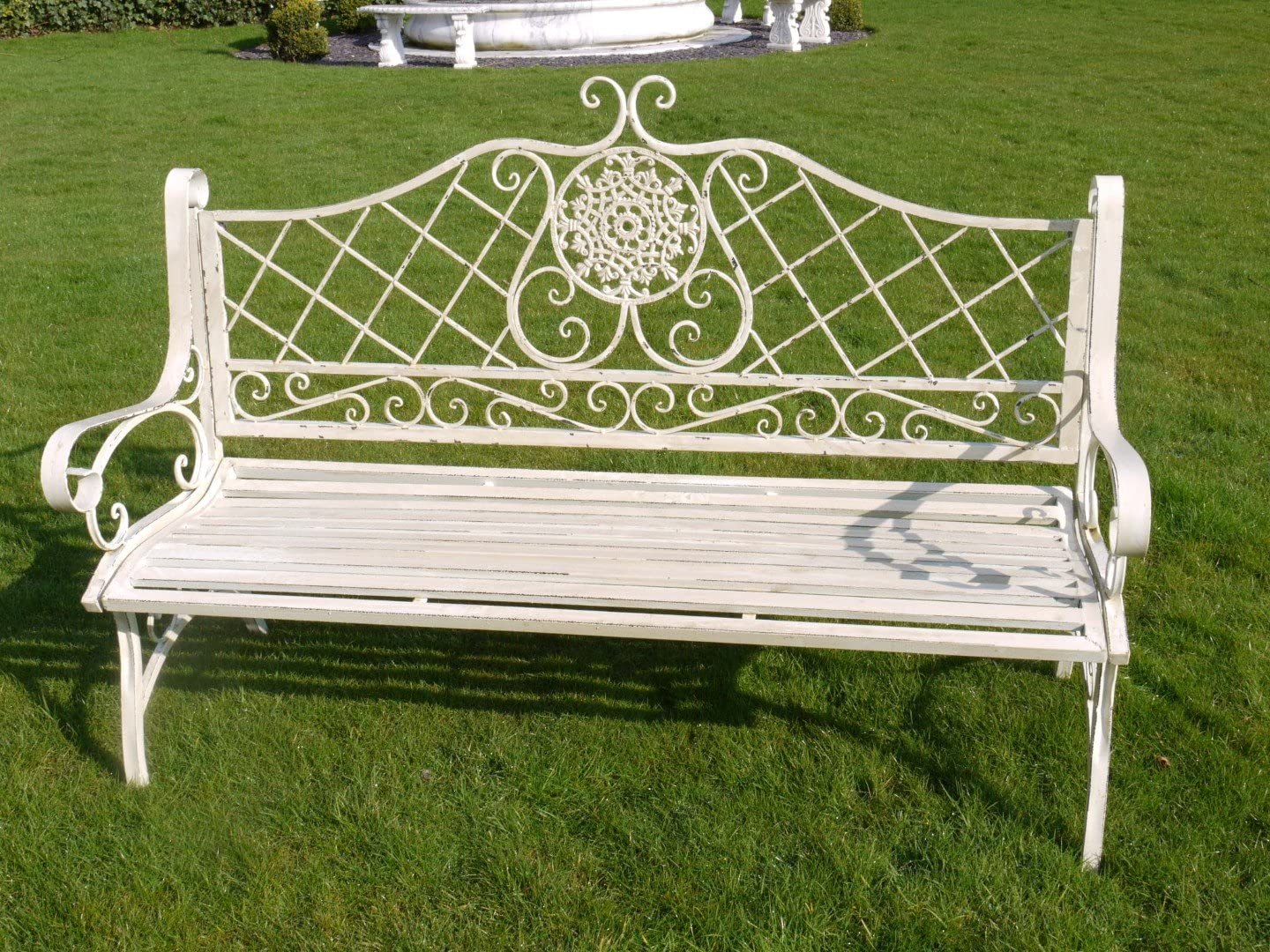 16 French Country Garden Bench Ideas You Must Look | SharonSable