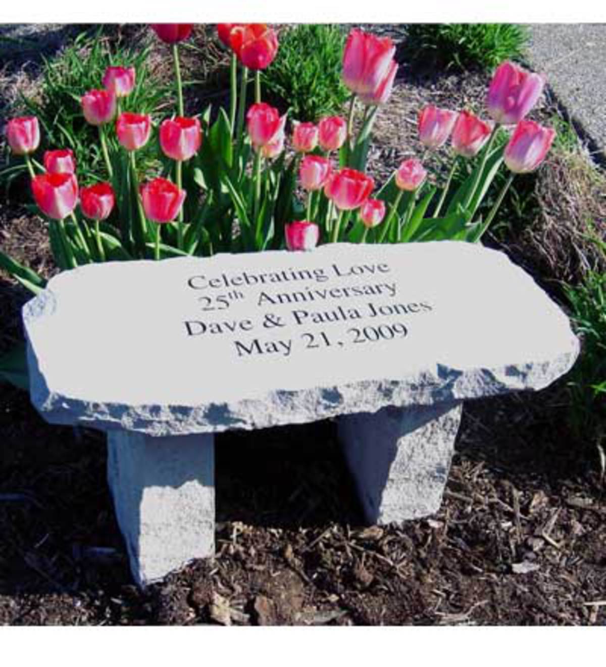 19 Personalized Memorial Garden Benches Stone Ideas Worth a Look ...