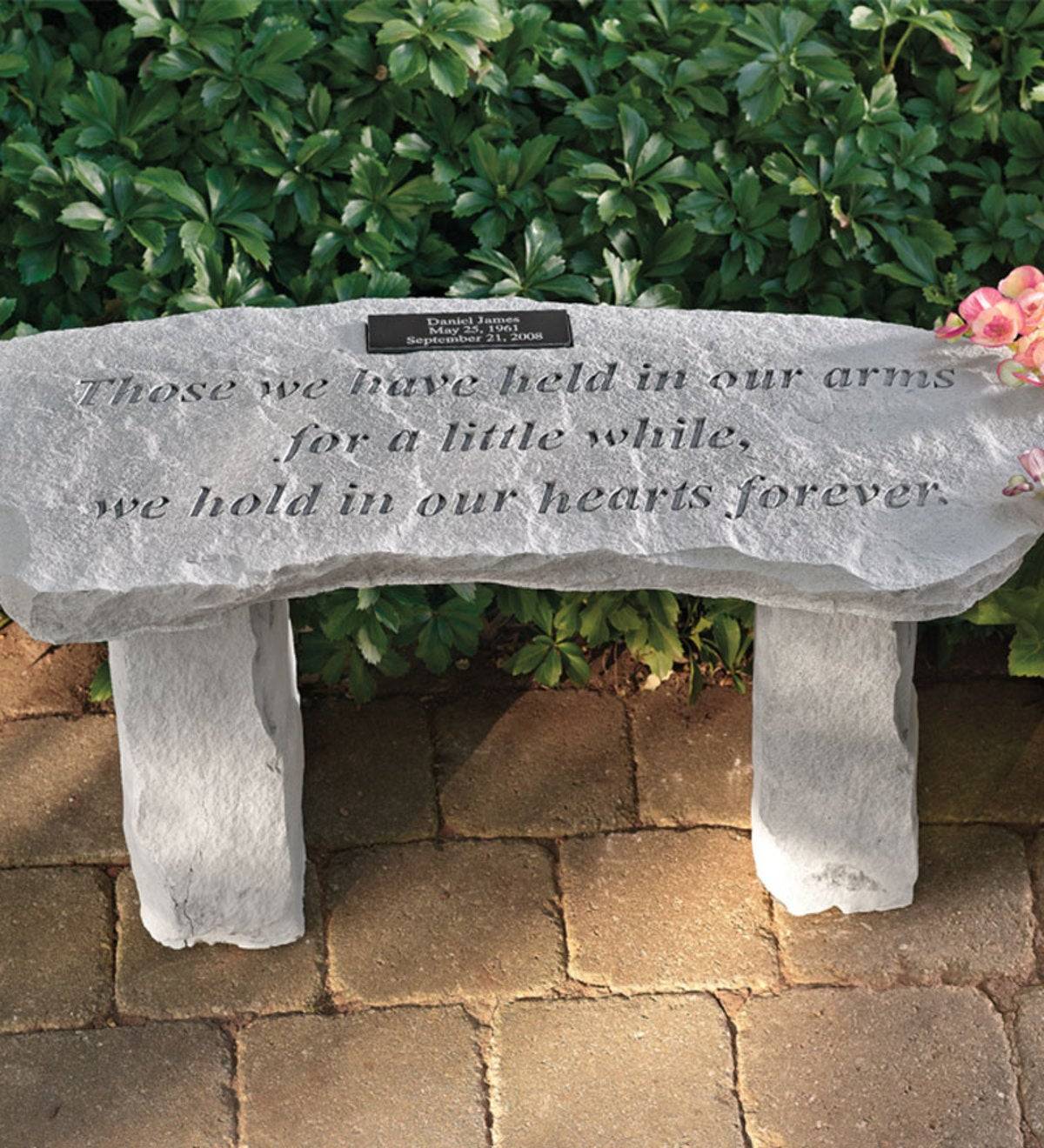 19 Personalized Memorial Garden Benches Stone Ideas Worth a Look ...