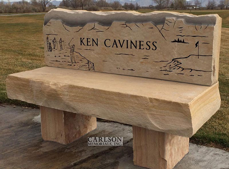 19 Personalized Memorial Garden Benches Stone Ideas Worth a Look ...