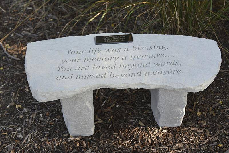 19 Personalized Memorial Garden Benches Stone Ideas Worth a Look ...