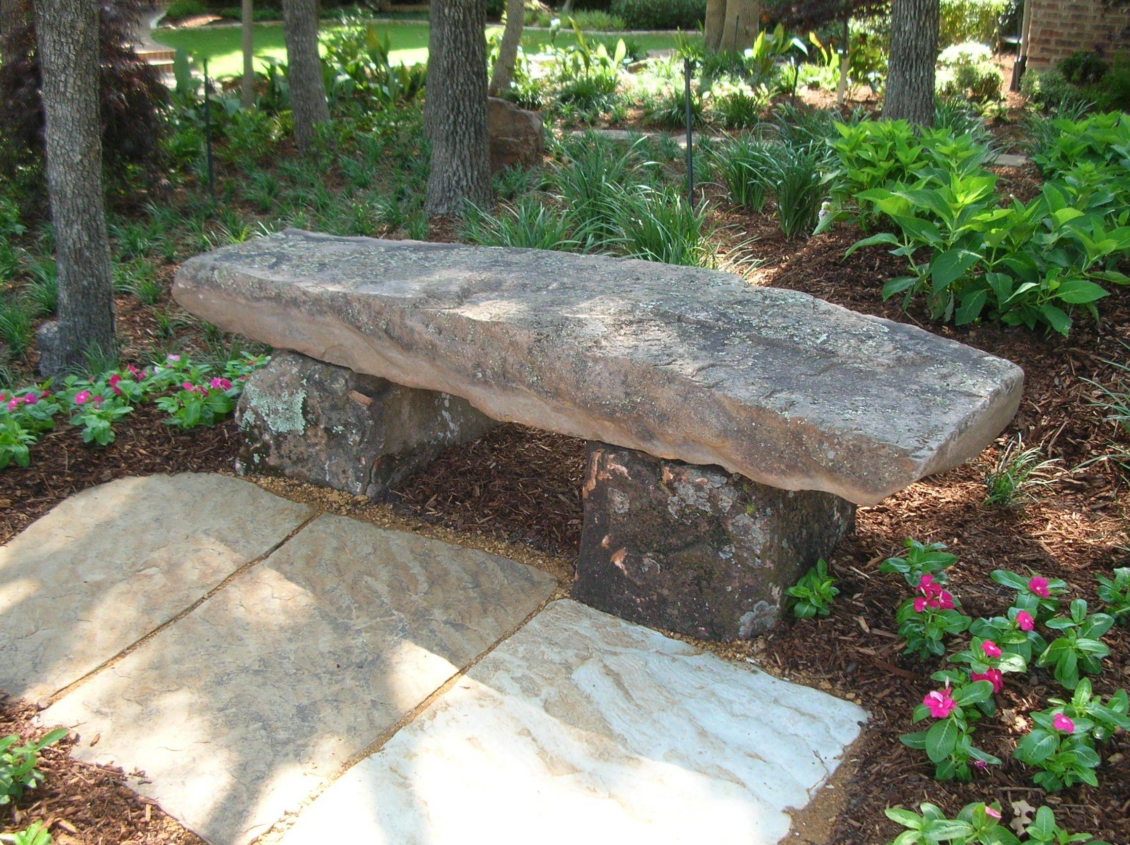 20 Stone Garden Seats Ideas You Should Check | SharonSable