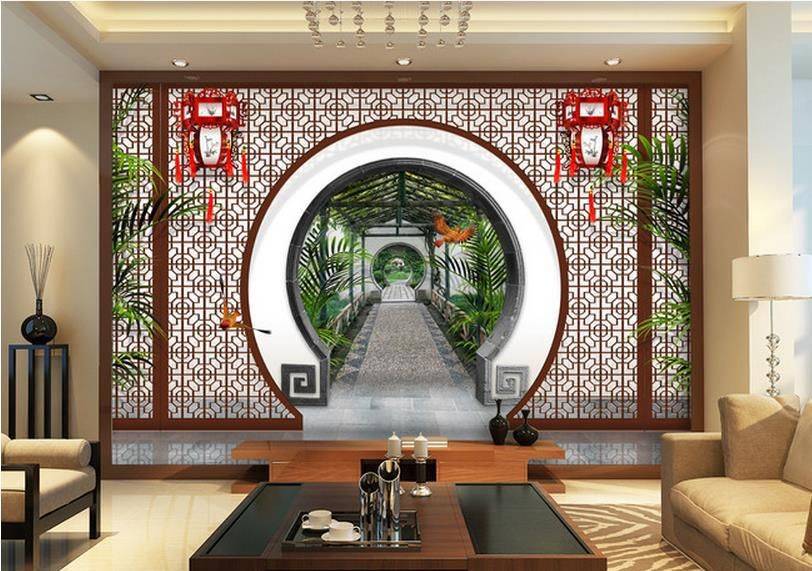 24 Chinese Garden Wall Mural Ideas For This Year | SharonSable