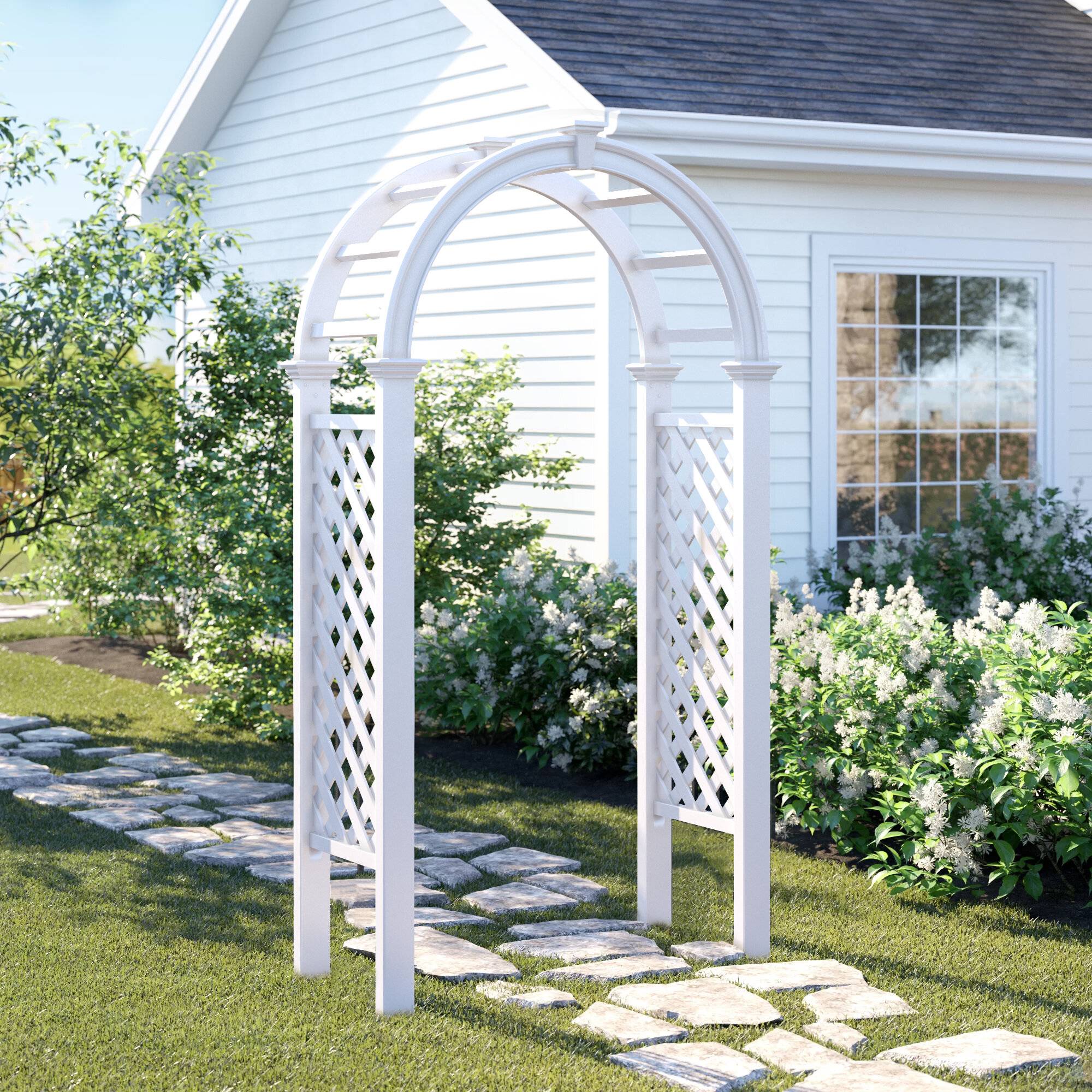 17 Contemporary Garden Arch Ideas Worth a Look | SharonSable