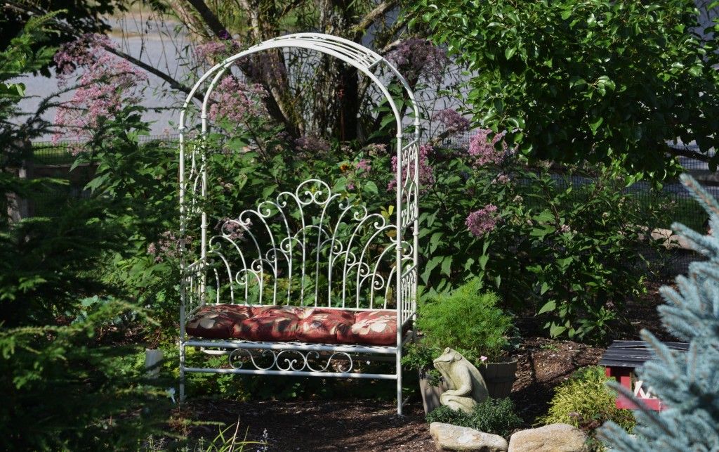 21 Garden Arch with Bench Ideas To Consider | SharonSable