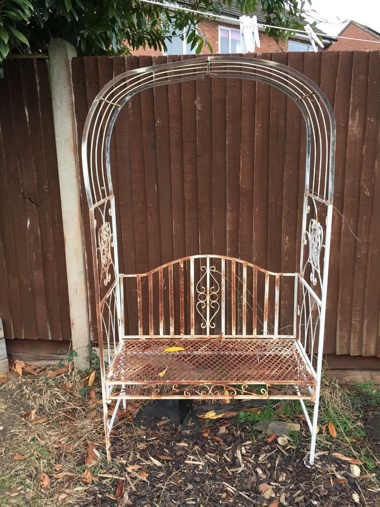 21 Garden Arch with Bench Ideas To Consider | SharonSable