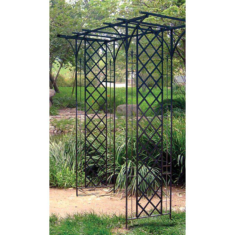 20 Black Metal Garden Arbors Ideas For This Year | SharonSable