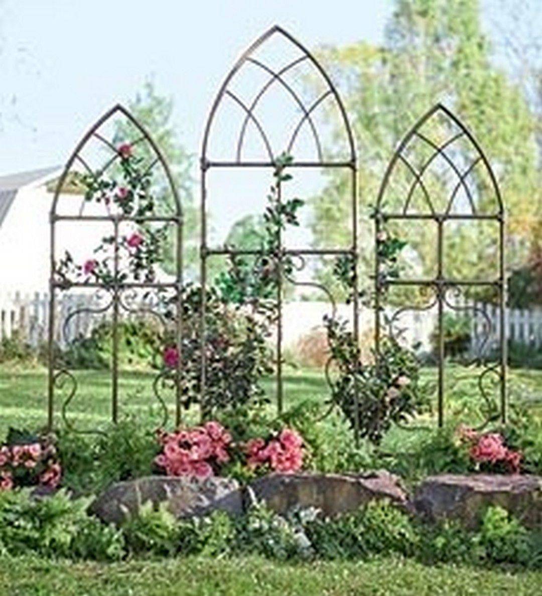 17 Rose Wrought Iron Garden Arch Ideas Worth to Check | SharonSable