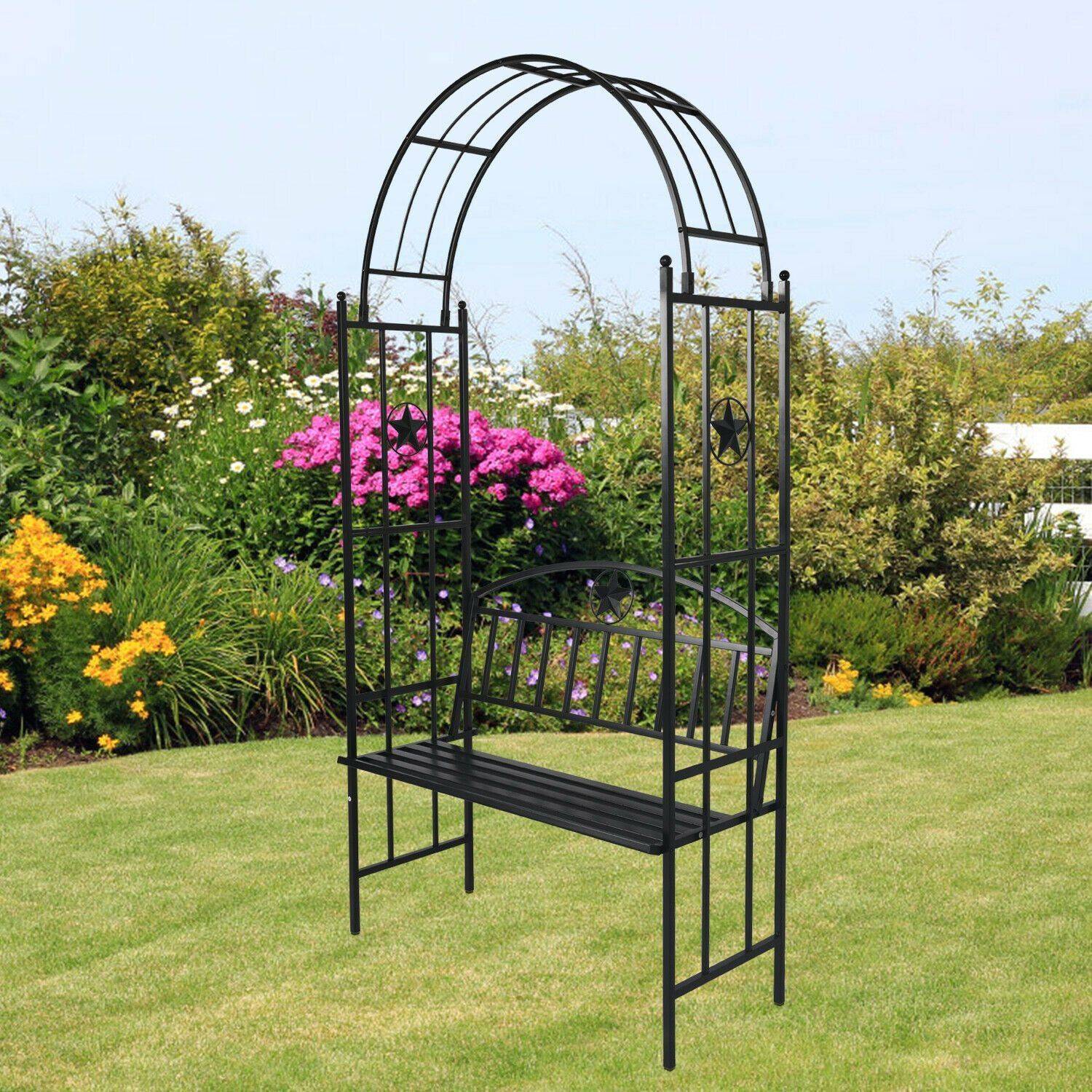 24 Modern Metal Garden Arch Ideas You Should Check | SharonSable