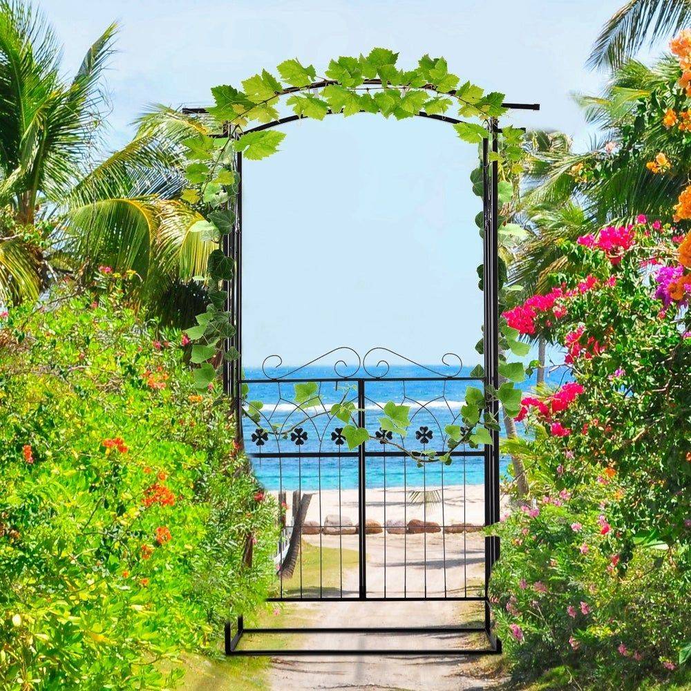 24 Modern Metal Garden Arch Ideas You Should Check | SharonSable