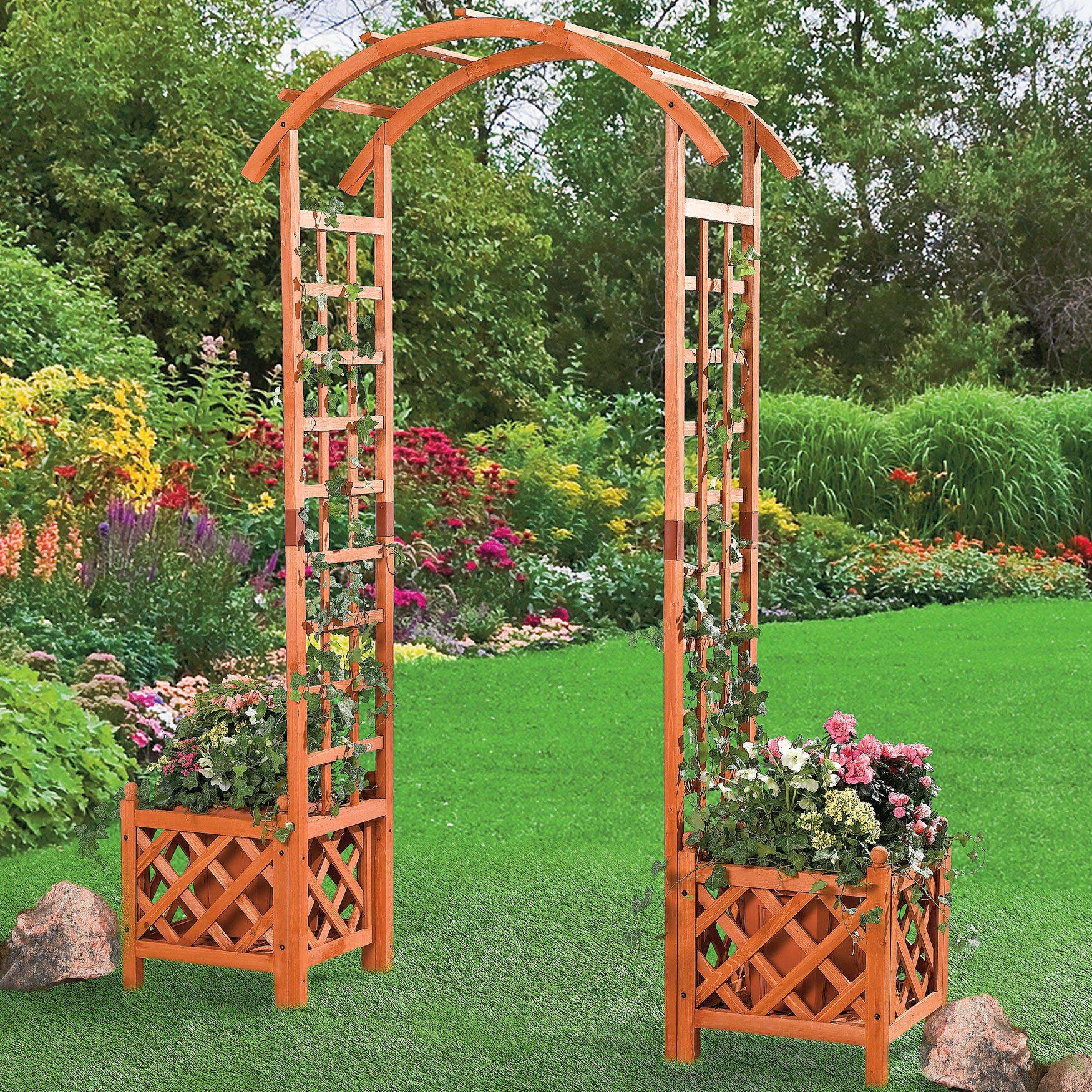 23 Wooden Garden Arch Trellis Ideas You Should Look | SharonSable