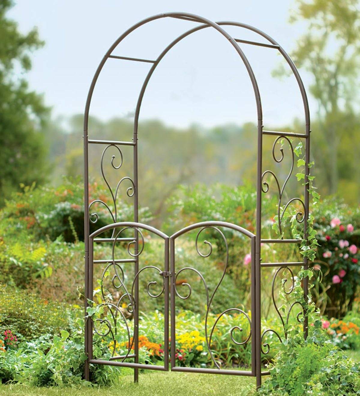 24 Iron Garden Arbor with Gate Ideas To Try This Year | SharonSable