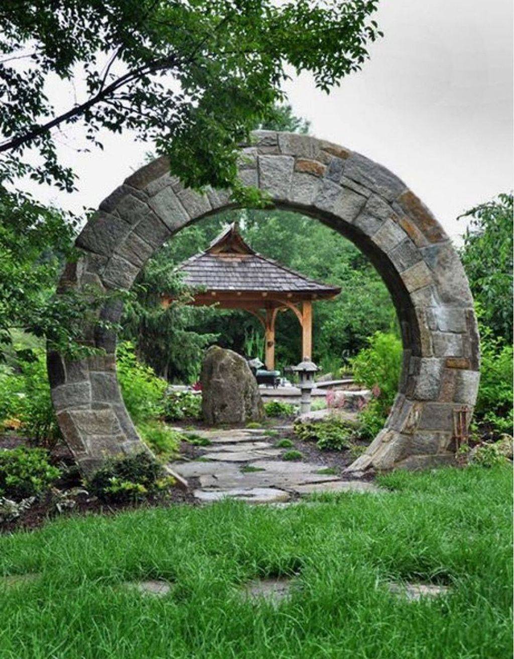 23 Japanese Garden Moon Gate Design Ideas Worth a Look | SharonSable