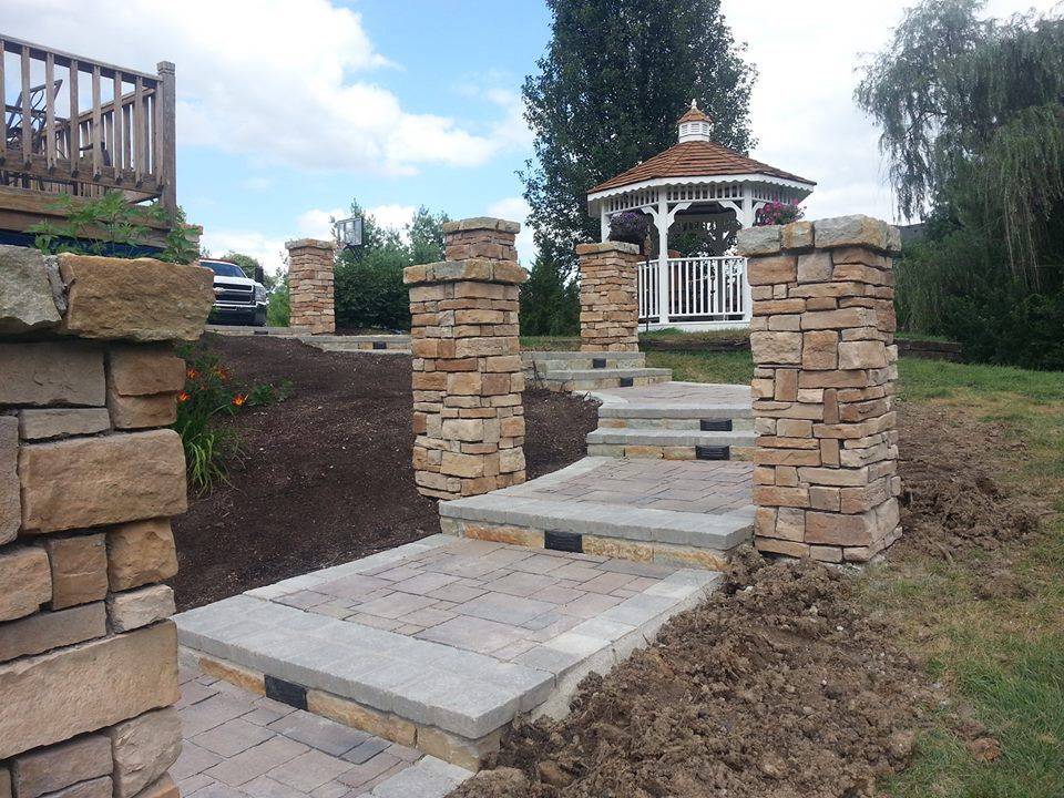 22 Stone Garden Columns Ideas To Try This Year | SharonSable