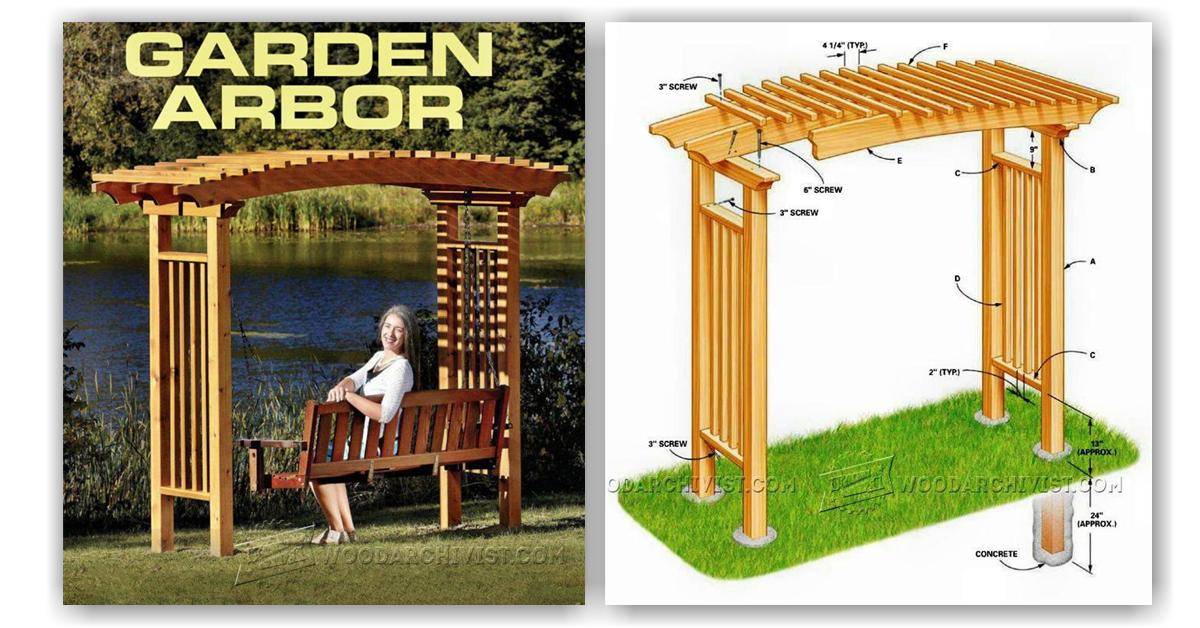 16 Plans for Garden Arbor Ideas You Should Check | SharonSable