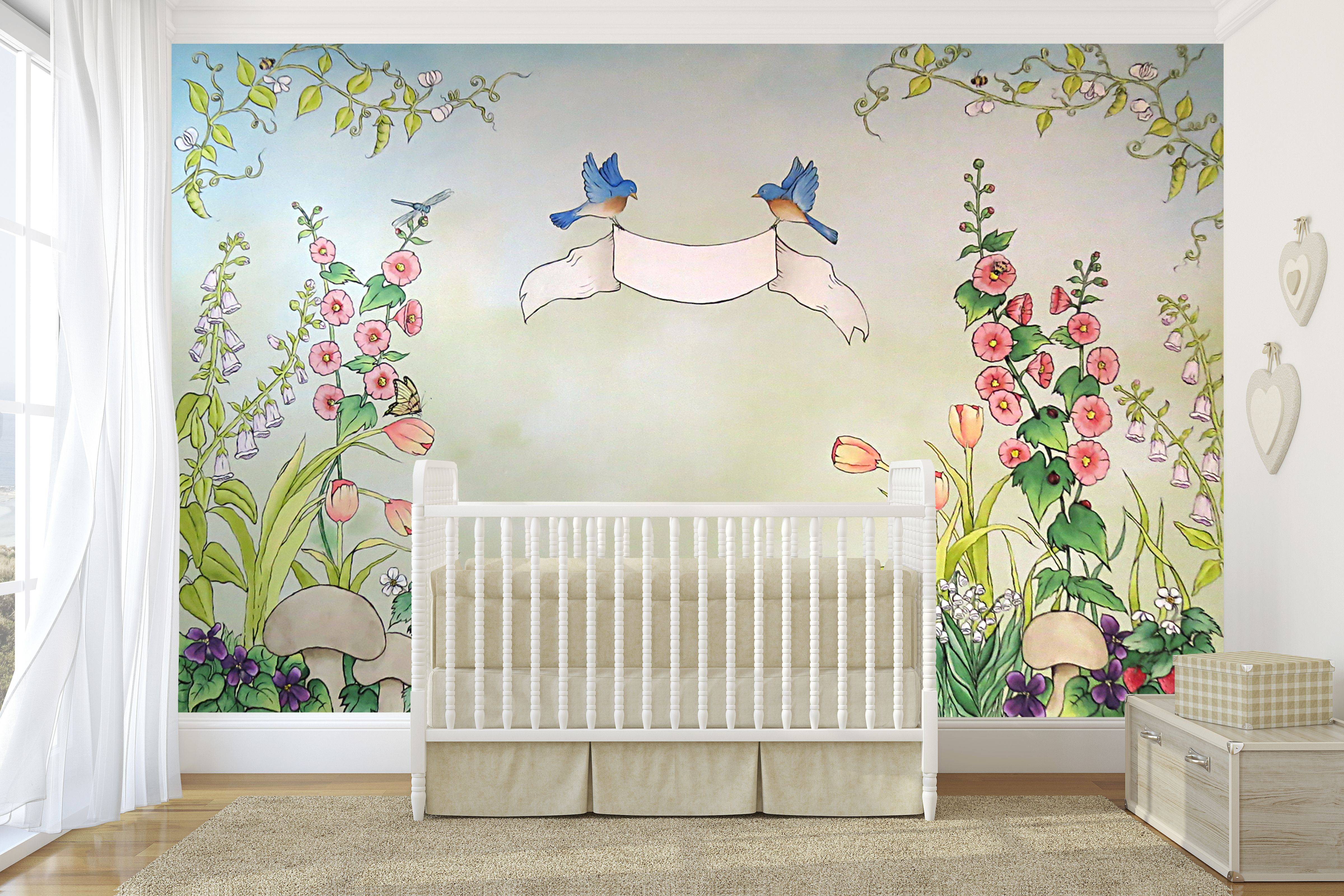 16 Secret Garden Wall Mural Ideas You Gonna Love | SharonSable
