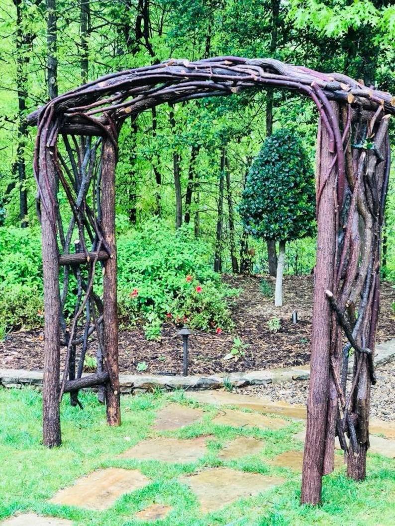 22 Twig Garden Arch Ideas You Must Look | SharonSable