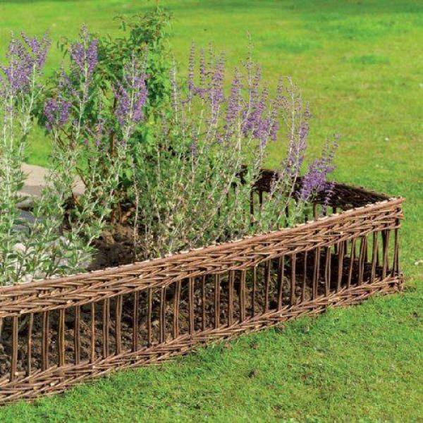 16 Woven Willow Garden Edging Ideas You Should Look | SharonSable