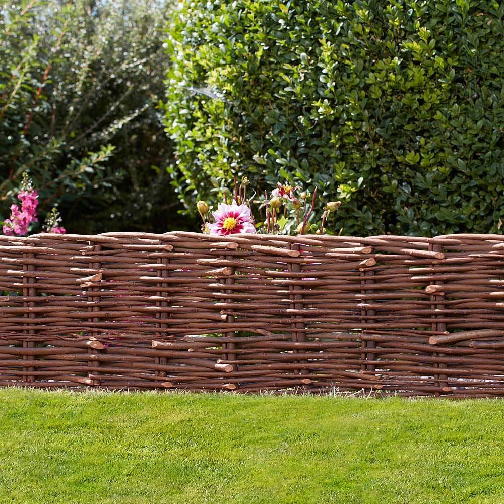 16 Woven Willow Garden Edging Ideas You Should Look | SharonSable
