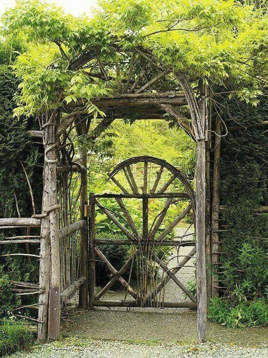 21 Branch Rustic Garden Arbor Ideas You Should Check | SharonSable