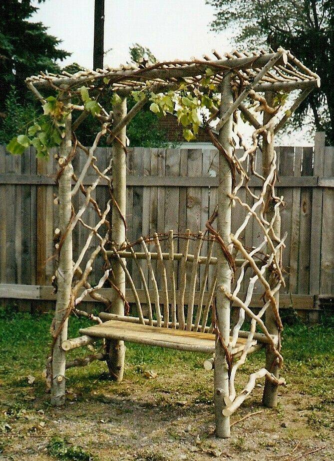 21 Branch Rustic Garden Arbor Ideas You Should Check | SharonSable