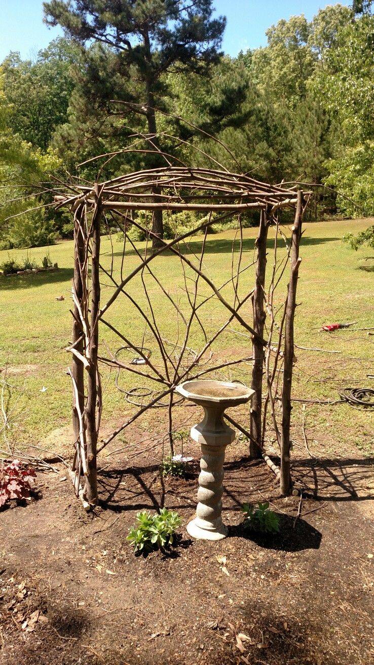 24 Natural Garden Arbor Ideas You Gonna Love | SharonSable