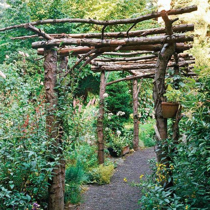 20 Simple Garden Arbor Rustic Ideas You Must Look | SharonSable