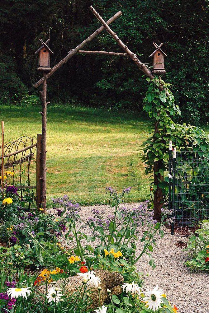 20 Simple Garden Arbor Rustic Ideas You Must Look | SharonSable