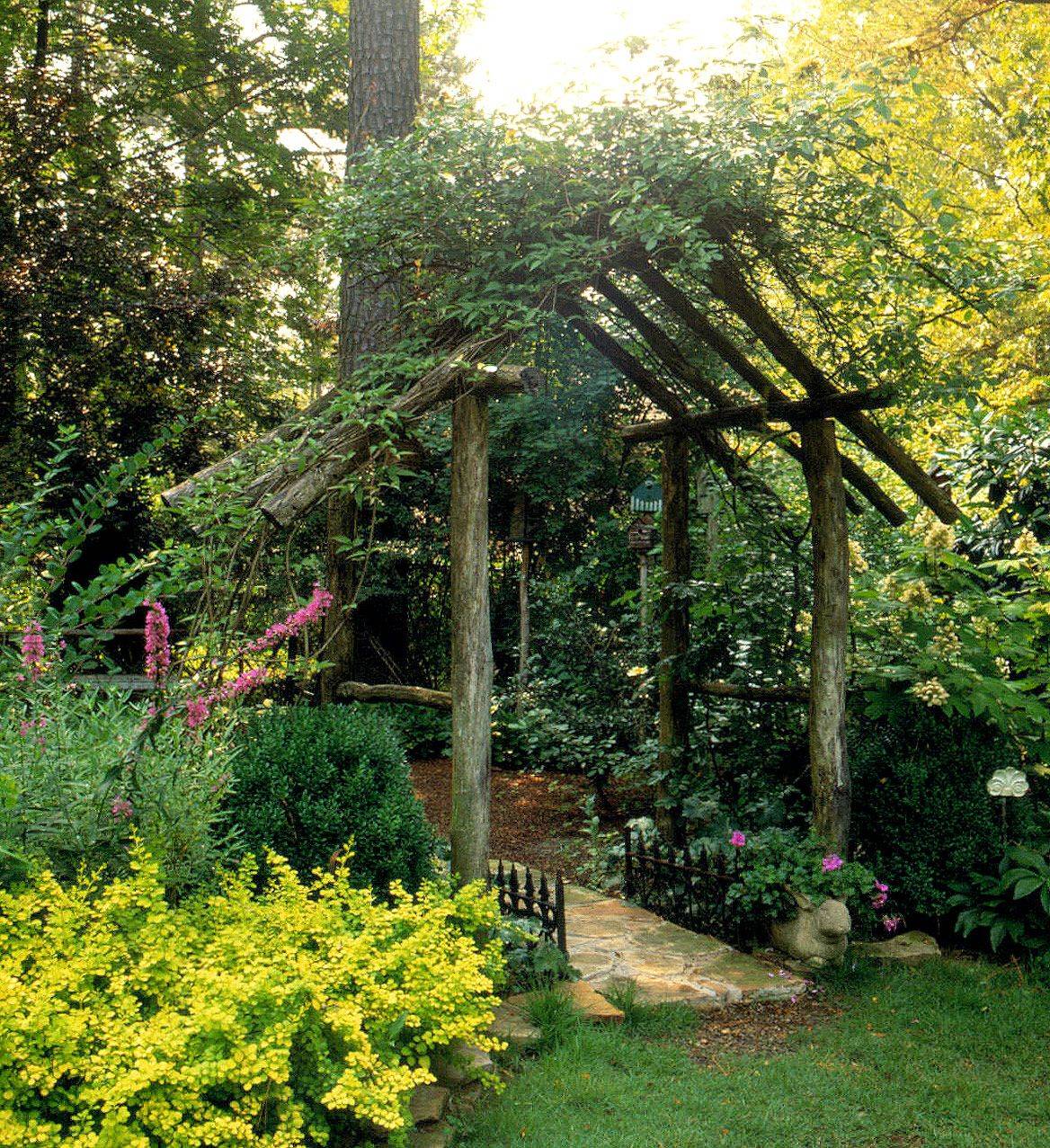 20 Simple Garden Arbor Rustic Ideas You Must Look | SharonSable