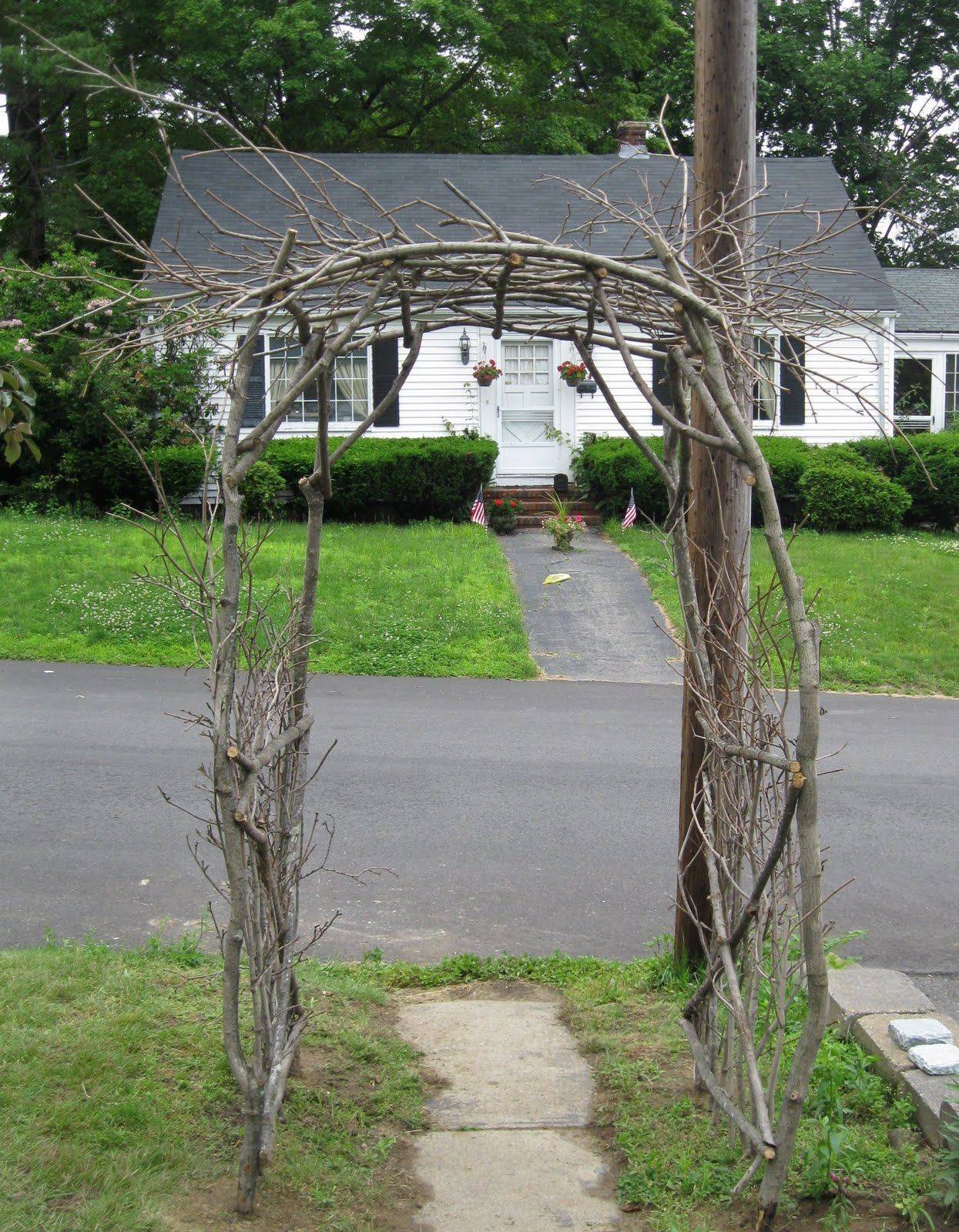 20 Simple Garden Arbor Rustic Ideas You Must Look | SharonSable