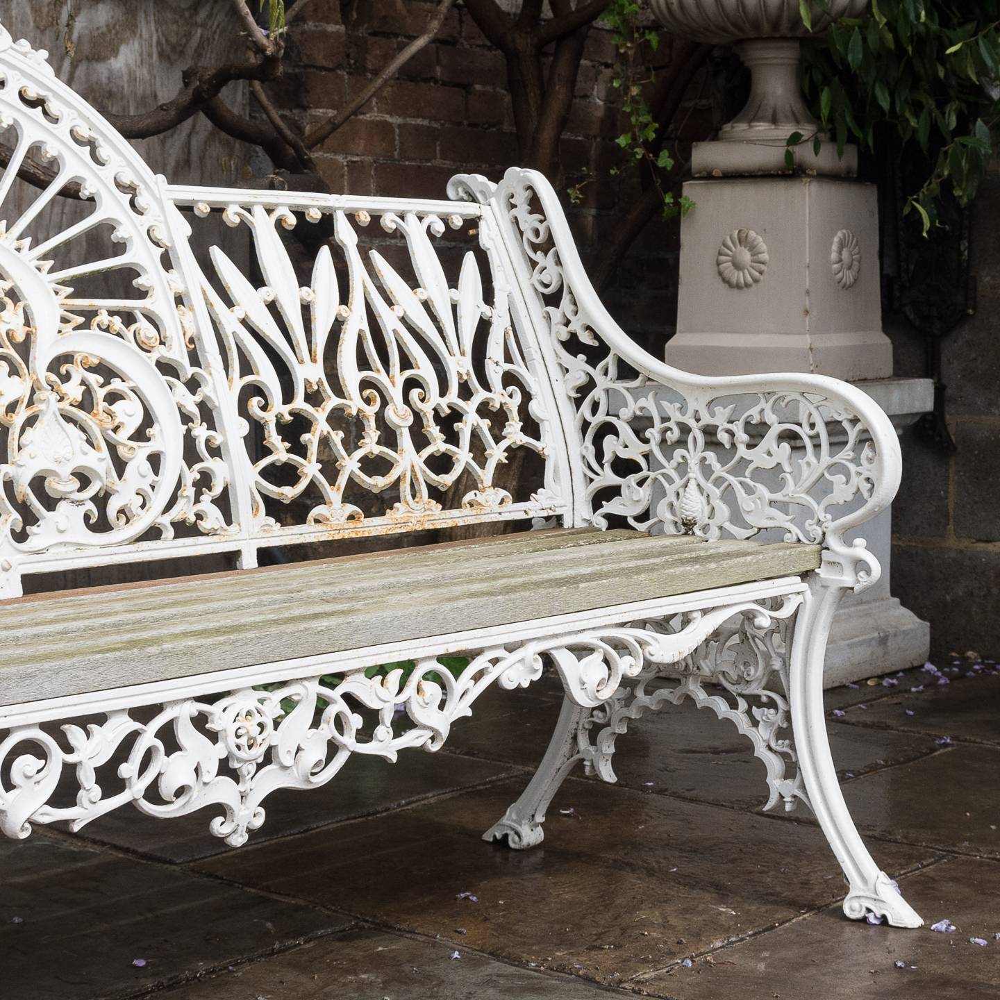 23 White Wrought Iron Garden Bench Ideas You Must Look | SharonSable