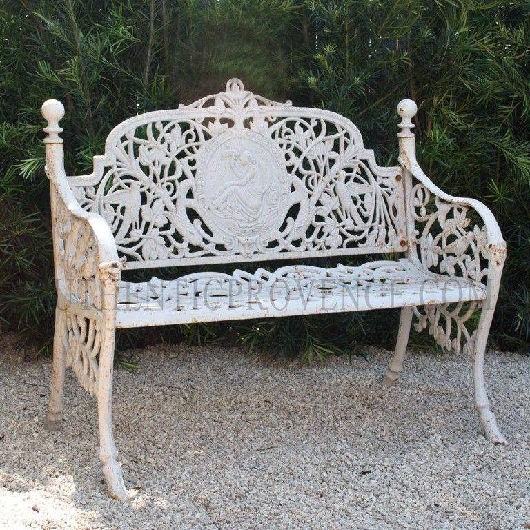 23 White Wrought Iron Garden Bench Ideas You Must Look | SharonSable