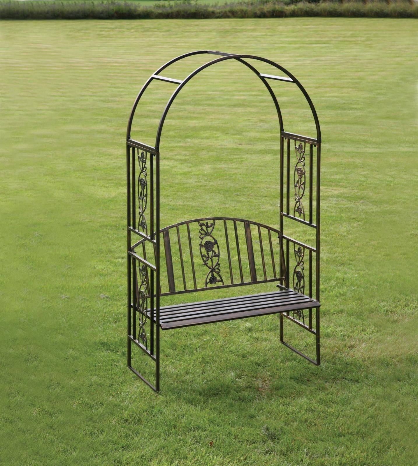 22 Metal Garden Arbors with Benches Ideas You Cannot Miss | SharonSable