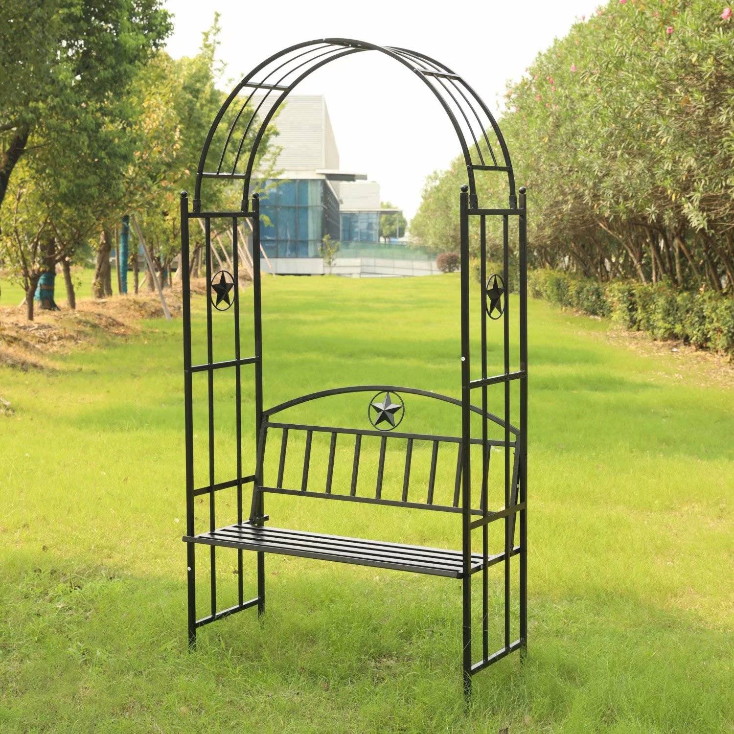 20 Garden Arch with Seat Ideas You Gonna Love | SharonSable