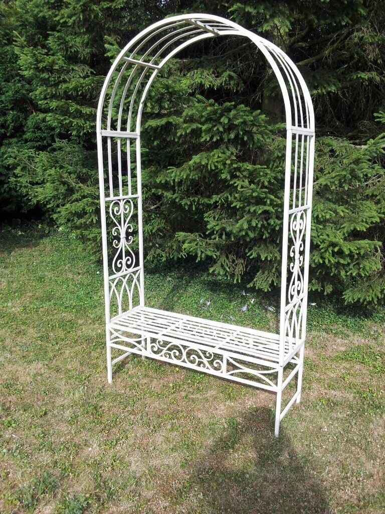 20 Garden Arch with Seat Ideas You Gonna Love | SharonSable