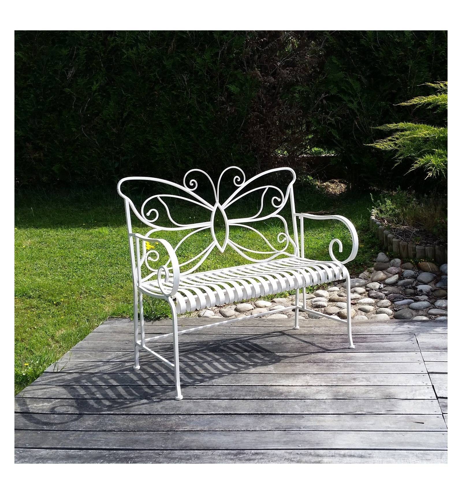 21 Outdoor Wrought Iron Garden Benches Ideas You Should Look | SharonSable